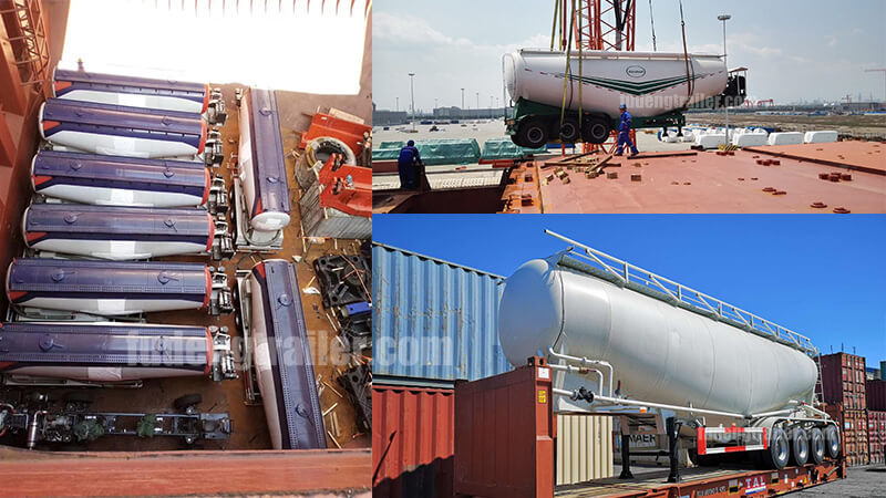 40CBM Bulk Cement Tanker Trailer | Cement Bulker | 50 Tons Dry Bulk ...