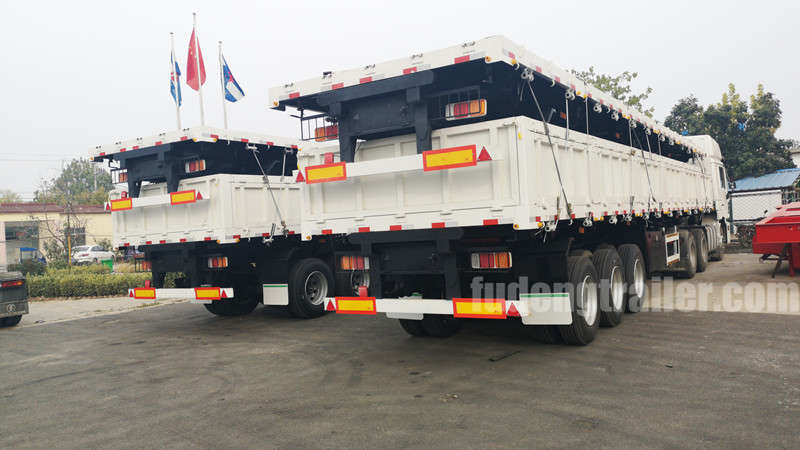 Heavy Duty Side Tippers For Stones, Gravel, Coal Transport.