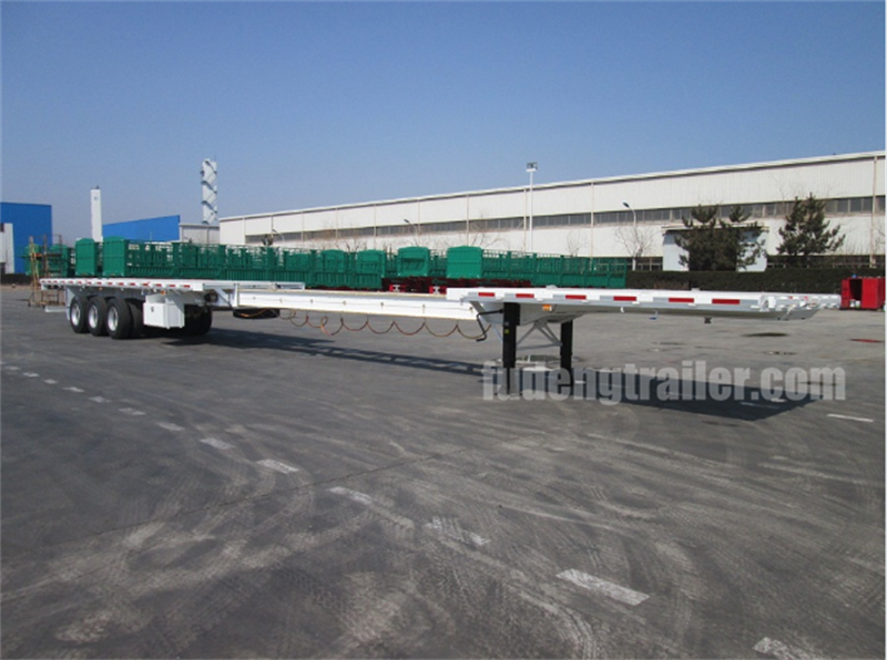 40ft Extendable Flatbed Semi Trailer - Buy flatbed semi trailer ...