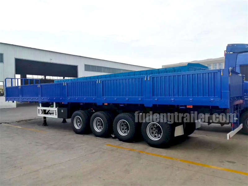 4 Axle 80T Dropsides Trailer - Buy Sideboard semi trailer, dropsides ...