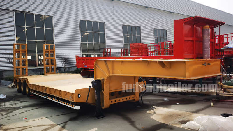 Drop Deck Lowbed Trailer - Fudeng Automobile