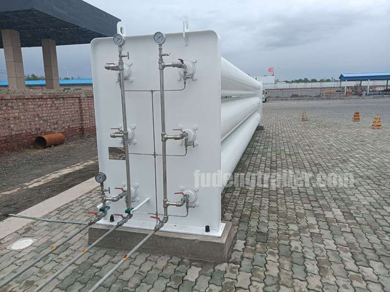 CNG Jumbo Cylinder Cascade | CNG Jumbo Tube Container Bundle