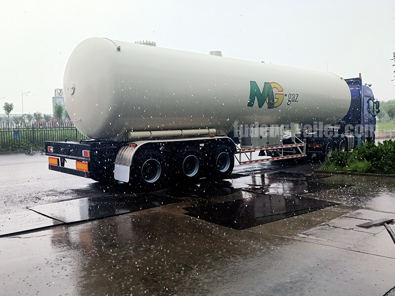 26 Tons LPG Gas Road Transport Tank Truck Trailer - Fudeng Automobile ...