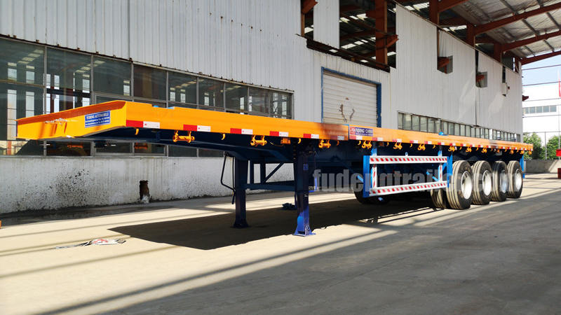 53'-98' Extendable Flatbed For Sale | Fudeng Trailer