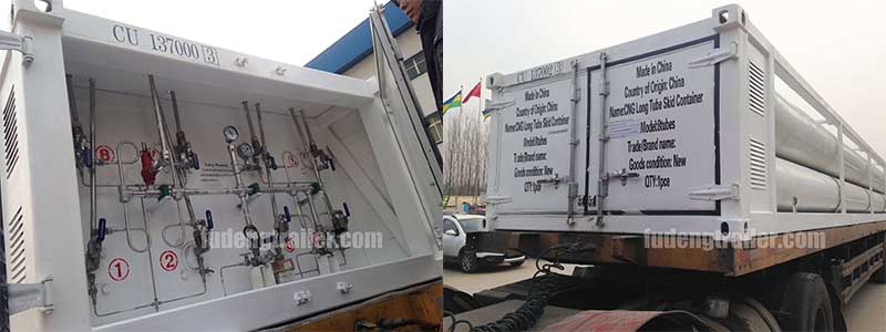 20 Foot 40FT CNG Tube Container Bundle - 8 Tubes 10 Tubes 12 Tubes