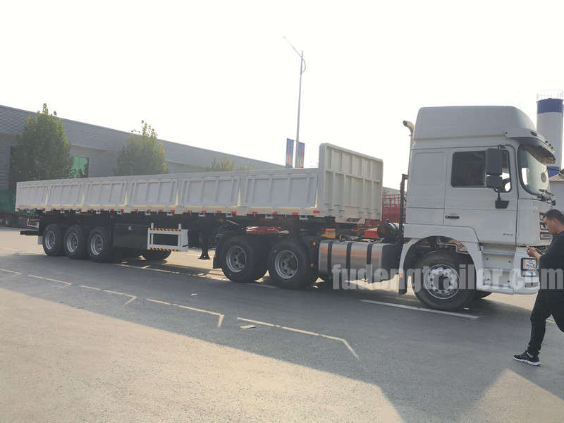 Heavy Duty Side Tippers For Stones, Gravel, Coal Transport.