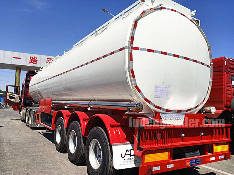 50K Liters Aluminium Tanker Trailer - Buy Fuel tank semi trailer ...