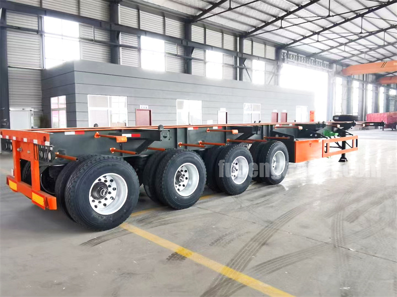 45FT Shipping Container Chassis Trailer - Buy Container trailer ...