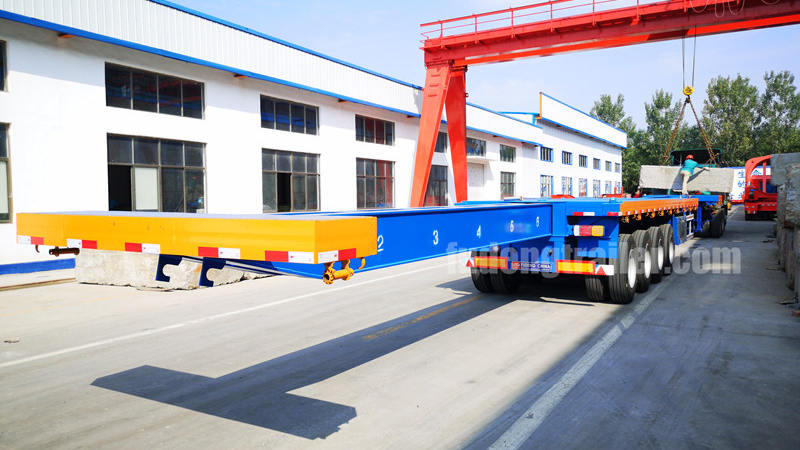 53'-98' Extendable Flatbed For Sale | Fudeng Trailer