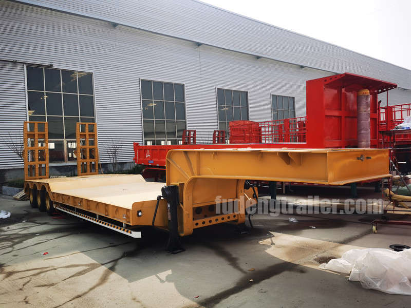 Drop Deck Lowbed Trailer - Fudeng Automobile